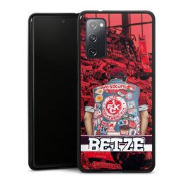 DeinDesign Galaxy S20 FE Handy Silikon H&uuml;lle Case schwarz Handyh&uuml;lle 1. Fc Kaiserslautern 1. Fck Official Licensed Product