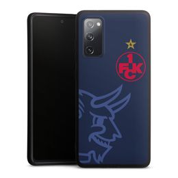 DeinDesign Galaxy S20 FE Handy Premium Silikon H&uuml;lle Handyh&uuml;lle schwarz Case 1. Fc Kaiserslautern Logo 1. Fck Silikon Premium Case