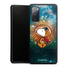 DeinDesign Galaxy S20 FE Handy Premium Silikon H&uuml;lle Handyh&uuml;lle schwarz Case Official Licensed Product Astronaut Snoopy Silikon Premium Case