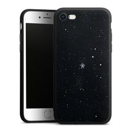 DeinDesign iPhone SE (2020) Handy Premium Silikon H&uuml;lle Handyh&uuml;lle schwarz Case Space Astronaut Weltall Silikon Premium Case