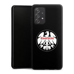 DeinDesign Galaxy A52s 5G Handy Premium Silikon H&uuml;lle Handyh&uuml;lle schwarz Case Eintracht Frankfurt Sge Official Licensed Product Silikon Premium Case
