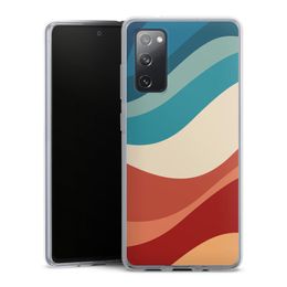 DeinDesign Galaxy S20 FE 5G Handy Silikon H&uuml;lle Case transparent Handyh&uuml;lle Colour Wave Ombre Silikon Case