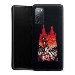 DeinDesign Galaxy S20 FE Handy Premium Silikon H&uuml;lle Handyh&uuml;lle schwarz Case 1. Fc K&ouml;ln Cologne Cathedral Official Licensed Product Silikon Premium Case