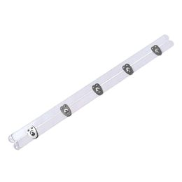 maDDma BH-Träger-Clips Korsettschließe Korsettverschluss Miederverschluss Body Längenwahl, weiß, 30cm