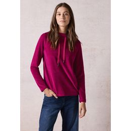 Cecil Stehkragenshirt in Cord-Optik, rosa, S (38), jewel pink
