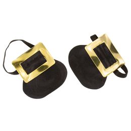 buttinette Schuhschnallen, gold/schwarz