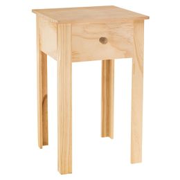 buttinette Beistelltisch aus Holz, 40 x 25 x 25 cm