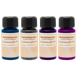 buttinette Seidenmalfarben "Trend", 4x 50 ml