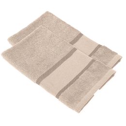 buttinette Gästetücher 2er-Pack, taupe