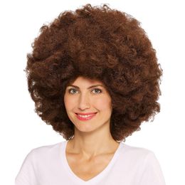 buttinette Perücke "Locken", braun