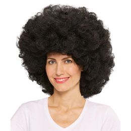 buttinette Perücke "Locken", schwarz