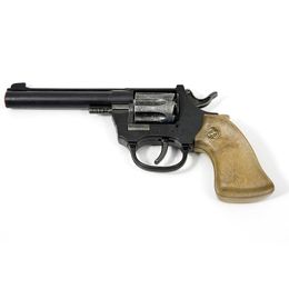 buttinette Spielzeugpistole "Cowboy", schwarz/braun, 20 cm