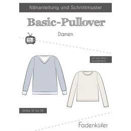 Fadenkäfer Fadenkäfer Schnitt "Basic-Pullover" für Damen