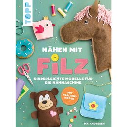 TOPP Buch "Nähen mit Filz - Kinderleichte Modelle für die Nähmaschine"