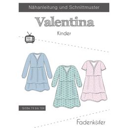 Fadenkäfer Fadenkäfer Schnitt "Kleid Valentina" für Kinder