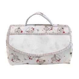 buttinette Baby-Beautycase "Karo-Bärchen"