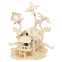 Marabu Kids Holzbausatz Feenhaus, 21 x 23 cm