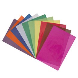 Folia Transparentpapier, bunt, 70 x 100 cm, 25 Blatt