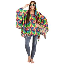 buttinette Poncho "Hippie-Time" unisex