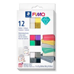 Staedtler Fimo "Effectfarben-Set", 12 Farben