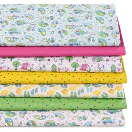 buttinette Patchwork- und Quiltpaket "Wohnwagen", hellrosa-color