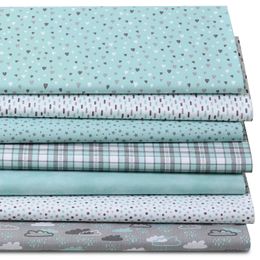 buttinette Patchwork- und Quiltpaket "Mint & Grau"