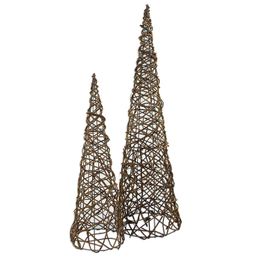 buttinette Reben-Pyramiden, 50 cm und 70 cm, 2 Stück