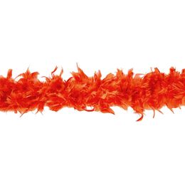 buttinette Federboa, orange, 90 g, 1,80 Meter