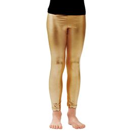 buttinette Kinder-Lack-Leggings, gold