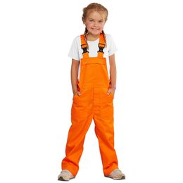 buttinette Latzhose für Kinder, orange