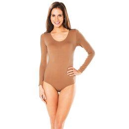 Exclusive Design by buttinette buttinette Garde- und Tanzbody f&uuml;r Erwachsene, beige