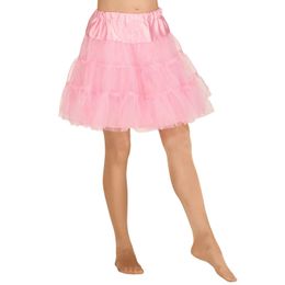 buttinette Soft-Tüll Petticoat für Damen, rosa, 3-lagig