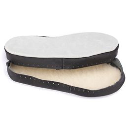 buttinette Ledersohlen f&uuml;r H&uuml;ttenschuhe, schwarz