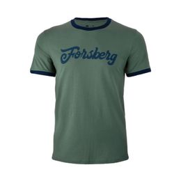 FORSBERG T-Shirt mit Vintage Logo, grün, XL