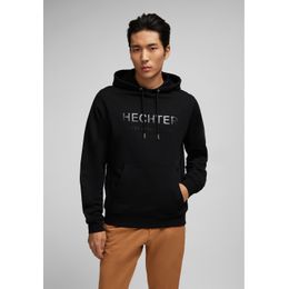HECHTER PARIS Sweatshirt mit modischem Lettering, schwarz, 2XL