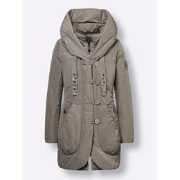 CREATION L PREMIUM Witt Damen Daunenjacke in Memory-Qualit&auml;t, taupe, Gr&ouml;&szlig;e 44