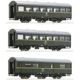 Roco 6200009 H0 3er-Set 1: Personenzug der DR Reko-Sitzwagen Baage