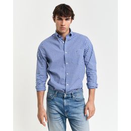 Gant Regular Fit Classic Popeline Hemd mit Vichy-Karo