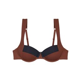 Triumph - Bikini Top mit Bügel - Brown 40C - Summer Glow - Bademode für Frauen