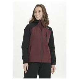 Outdoorjacke WEATHER REPORT "CAMELIA W-PRO15000" Gr. 38, rot (dunkelrot) Damen Jacken mit wasserdichter Beschichtung