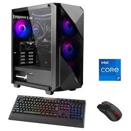 Hyrican Gaming-PC "Striker 6933" Computer DDR5, PCIe SSD Gen4, Windows 11 Gr. Microsoft Windows 11 Home (64 Bit), 32 GB RAM 1000 GB SSD, schwarz