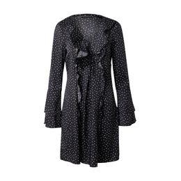 Sisley Kleid Damen Gr&ouml;&szlig;e 32 schwarz / wei&szlig; Winterkleid