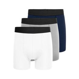 Only & Sons Only & Sons Boxershorts 'ONSFITZ' Herren Gr&ouml;&szlig;e XXL dunkelblau / graumeliert / schwarz / wei&szlig;