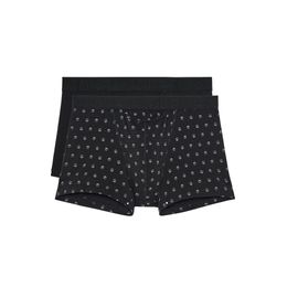 HOM Boxershorts 'Gabriele' Herren Gr&ouml;&szlig;e S hellblau / grau / schwarz / wei&szlig;