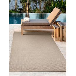 Teppich the carpet "Toulose" Teppiche Gr. B: 240 cm 1 St., 1 mm, L: 340 cm, beige moderner robuster In und Outdoor Teppich