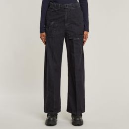 G-Star Raw Belted Cargo Loose Jeans - Schwarz - Damen