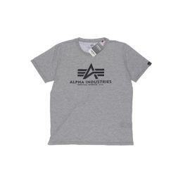 Alpha Industries Herren T-Shirt, grau, Gr. 152