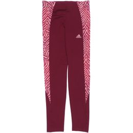 Adidas Damen Stoffhose, bordeaux, Gr. 152