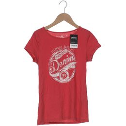 Tom Tailor Denim Damen T-Shirt, rot, Gr. 36