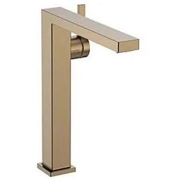 Hansgrohe Tecturis E Waschtischarmatur 73073140 Ausladung 243mm, mit Push-Open-Ablaufgarnitur, brushed bronze